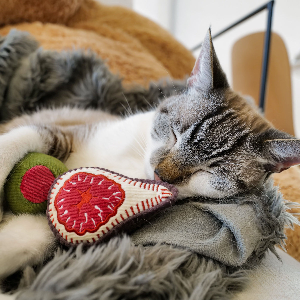 Lambwolf OLIVE + FIG // Cat Nips – beige + bright